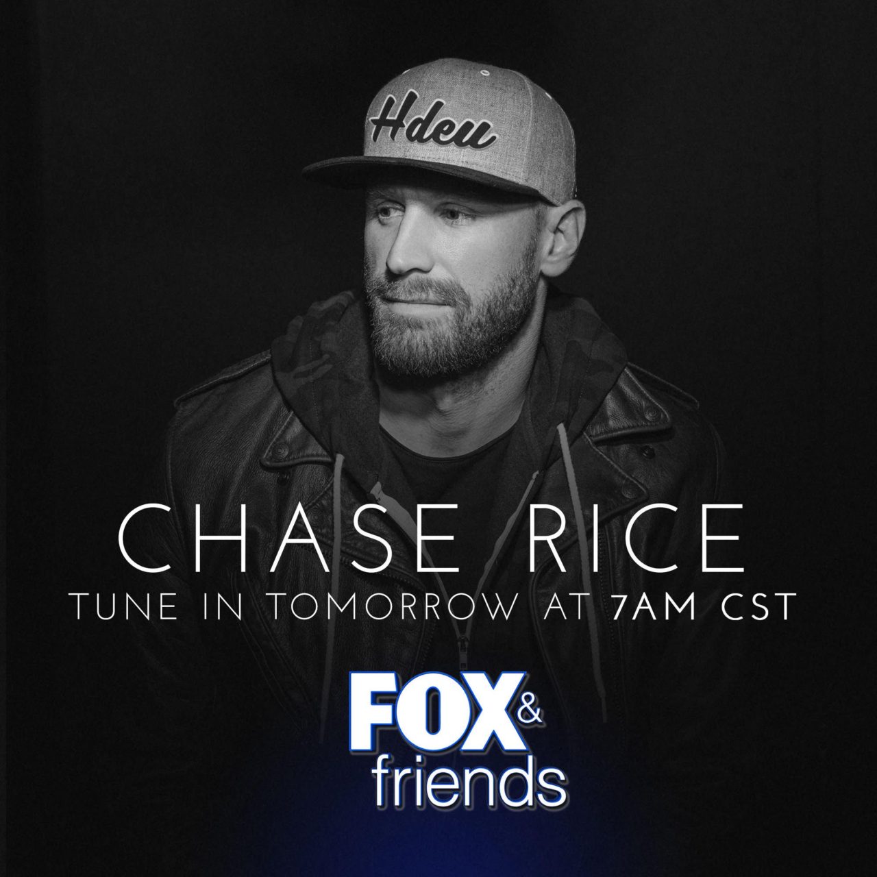 CHASE RICE TO JOIN “FOX & FRIENDS” FOR A LIVE PERFORMANCE OF TOP 25-AND ...